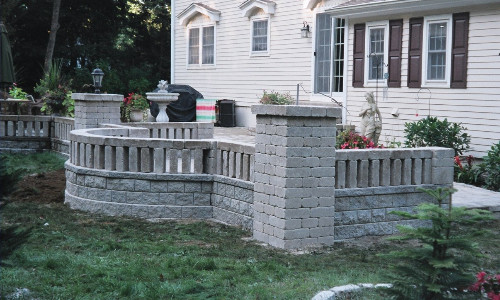 Paver Walls | Ridgefield, CT | Craig & Son Creative Stonework
